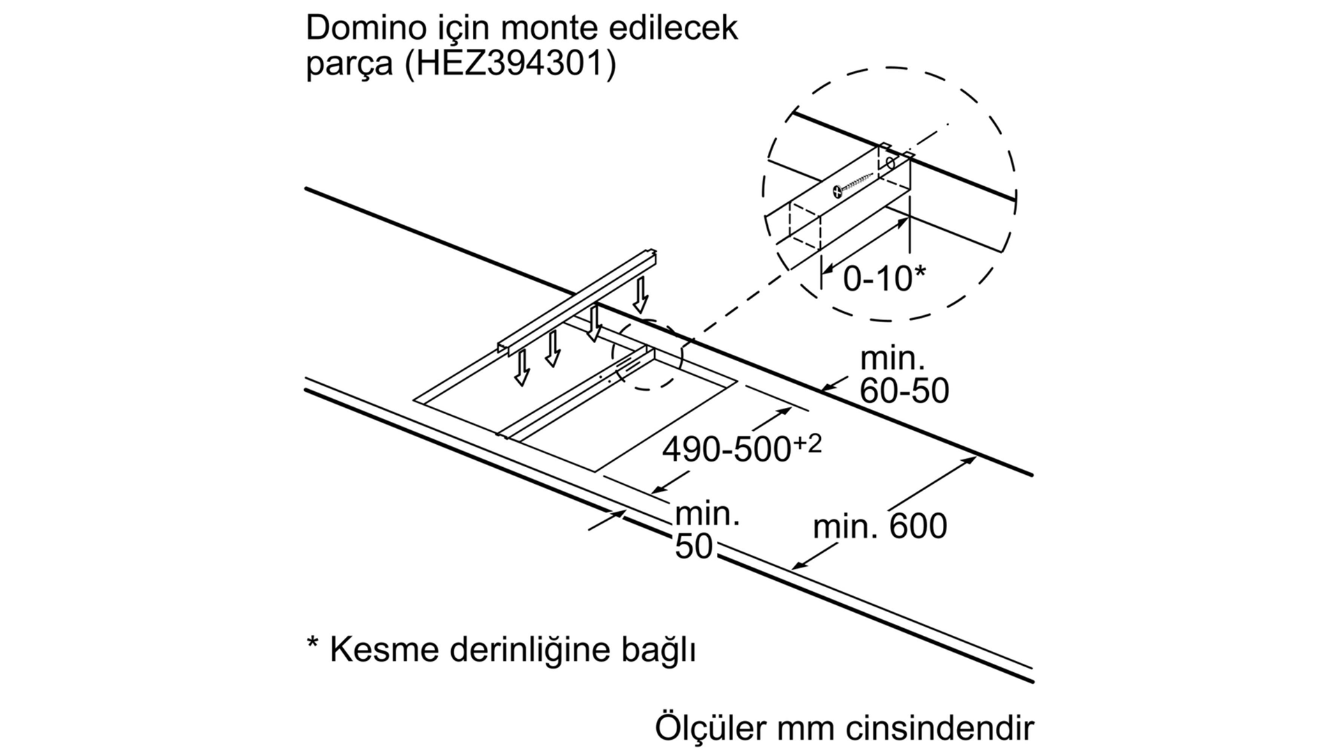 HEZ394301 Kurulum Aksesuarı 00674917 - Erdemler Avm