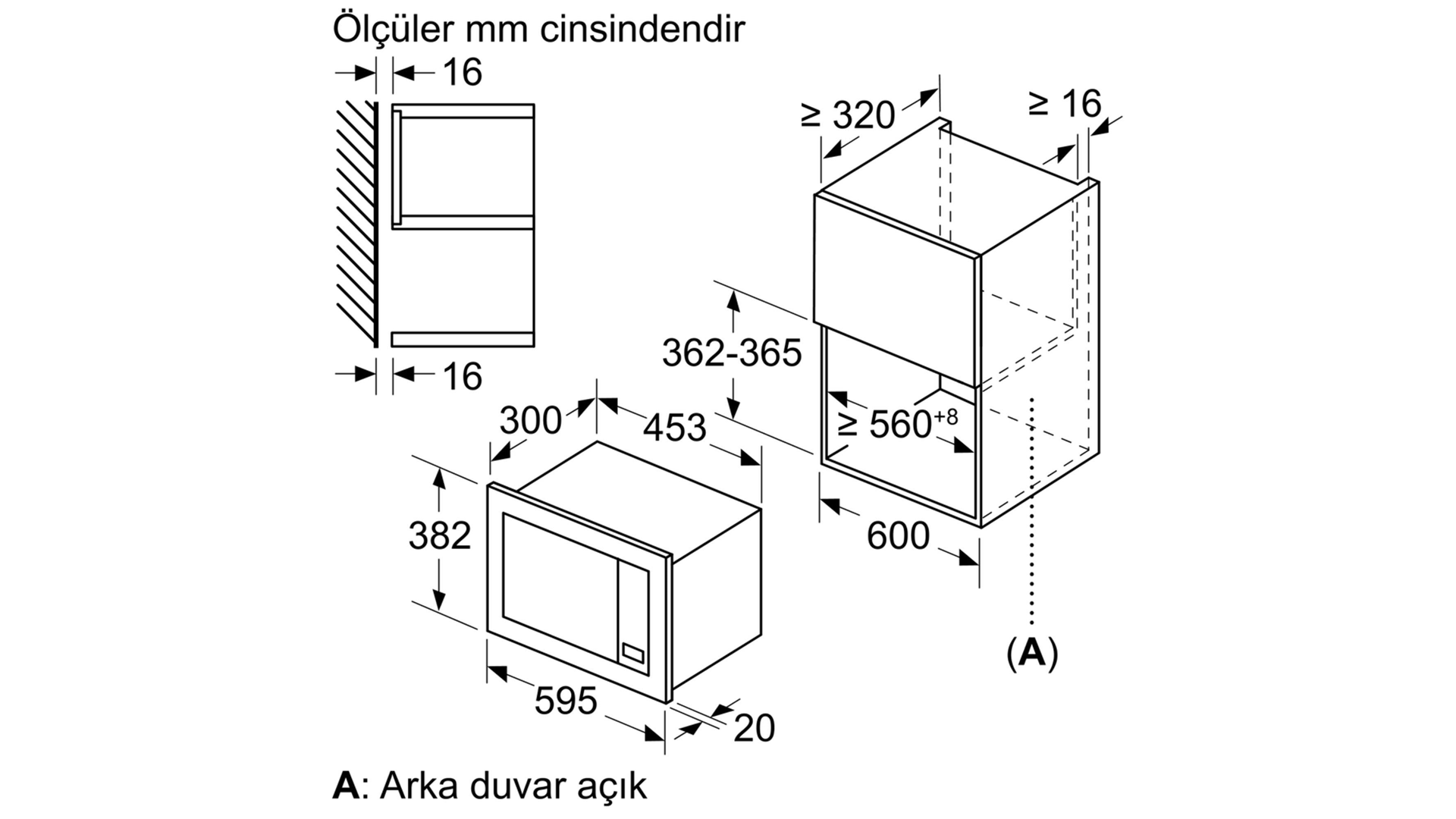 HMT75M651 Serie 2 Ankastre Mikrodalga Paslanmaz Çelik - Erdemler Avm